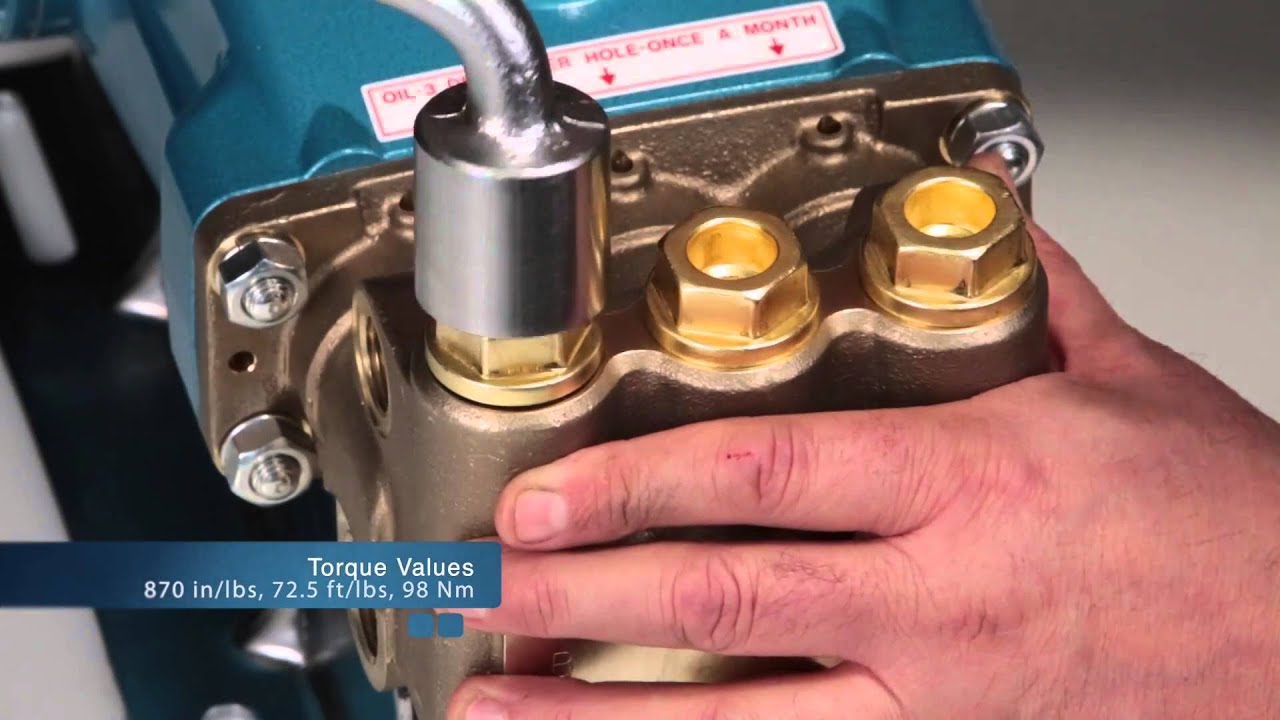Servicing Valves Cat Pumps Model 650, 660 - YouTube