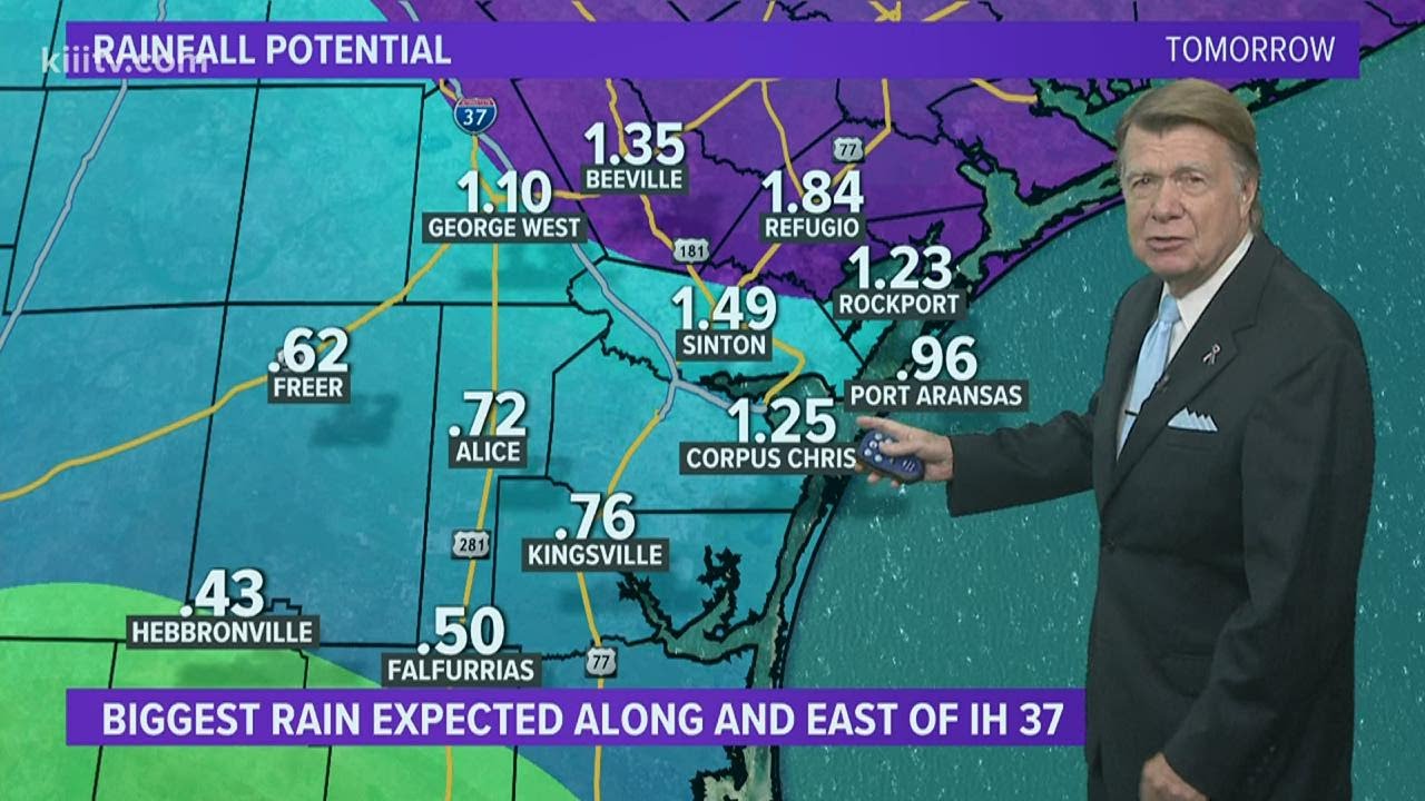Bill Vessey's Forecast for South Texas - 3News at 5 - Tuesday, December ...
