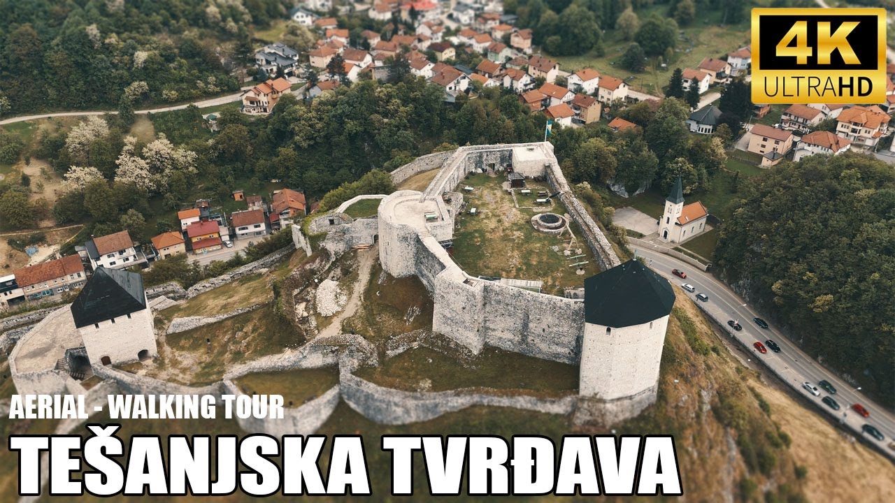 【4K】Tešanjska tvrđava "Gradina": Zakorači u prošlost u starom gradu ...