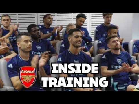 INSIDE ARSENAL TRAINING - YouTube