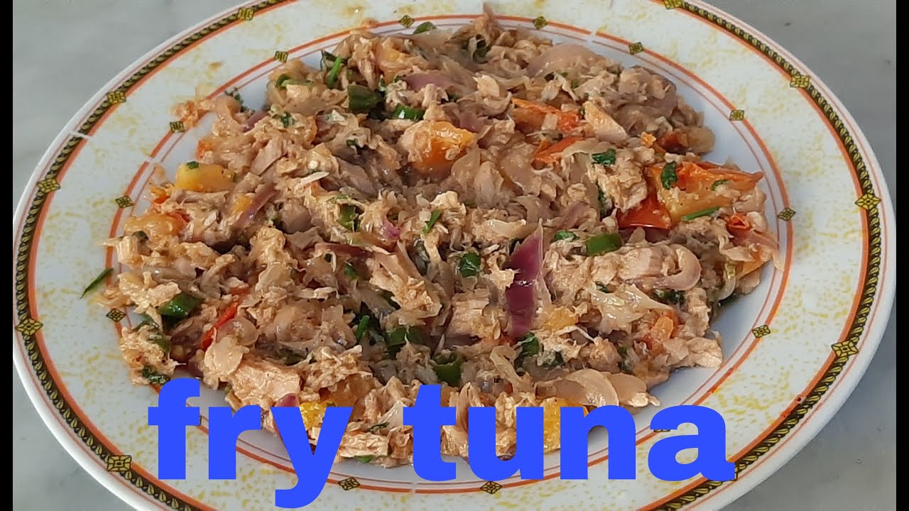 simple fry tuna for breakfast - YouTube