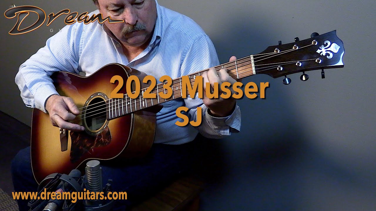 Brand New Musser SJ, Tree Mahogany & Colorado Engelmann Spruce - YouTube