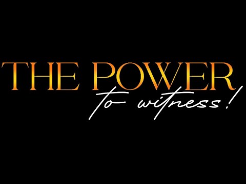 The Power To Witness | Ps Francis Webster | 19 May 2024 AM - YouTube