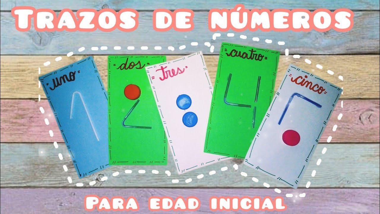 Como enseñar el trazo de los números a niños en edad inicial ...