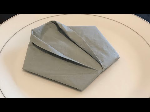 Tuto Pliage Serviette (Veste) - How To Fold A Napkin Dinner Jacket