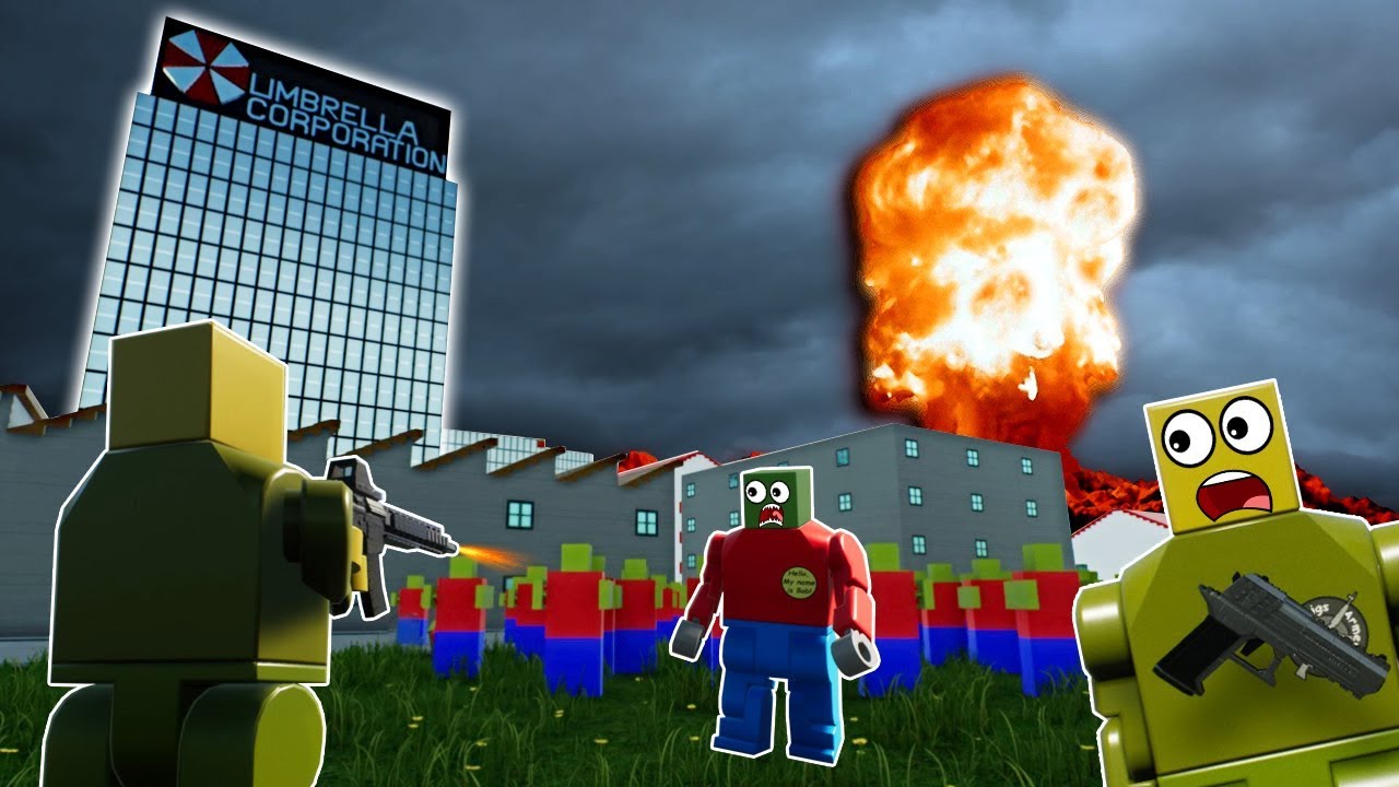 LEGO ZOMBIE APOCALYPSE NUKE SURVIVAL! - Brick Rigs Gameplay Challenge ...