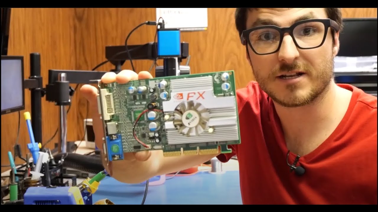 Nvidia FX5600 GPU Repair - YouTube