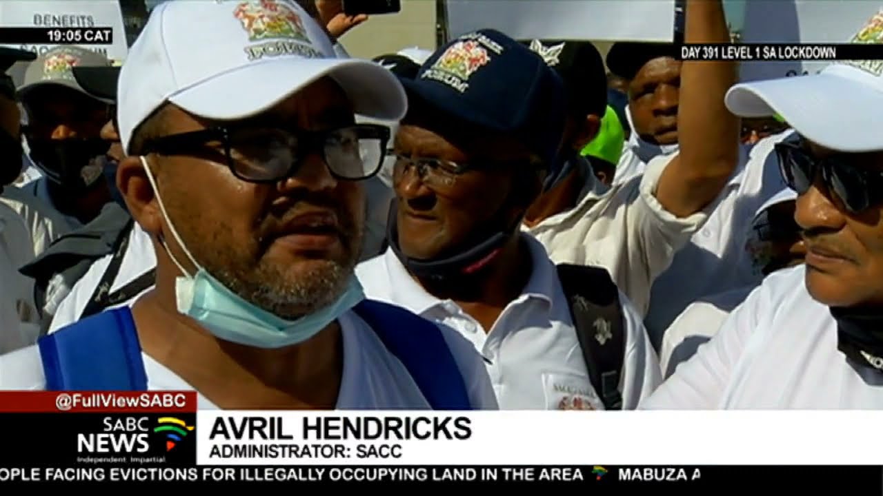 SA Coloured Corps Forum marches to Parliament demanding to be awarded ...