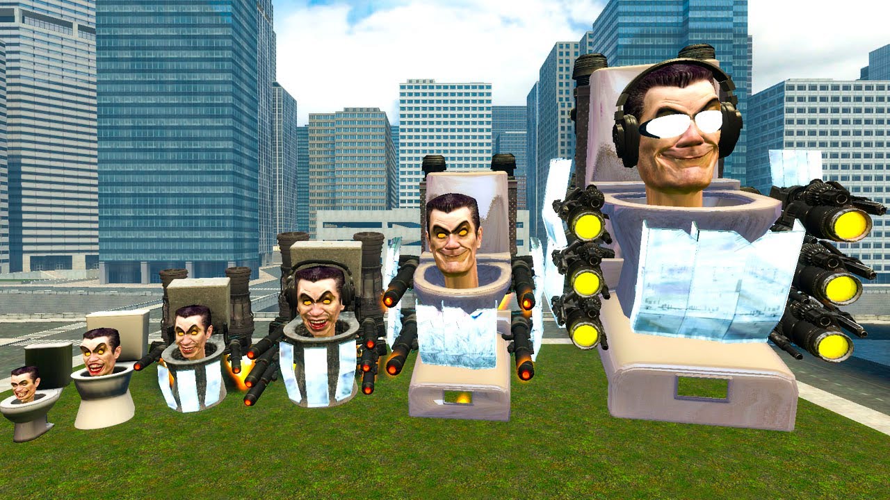 EVOLUTION NEW UPGRADED GMAN SKIBIDI TOILET in Garry's Mod - YouTube