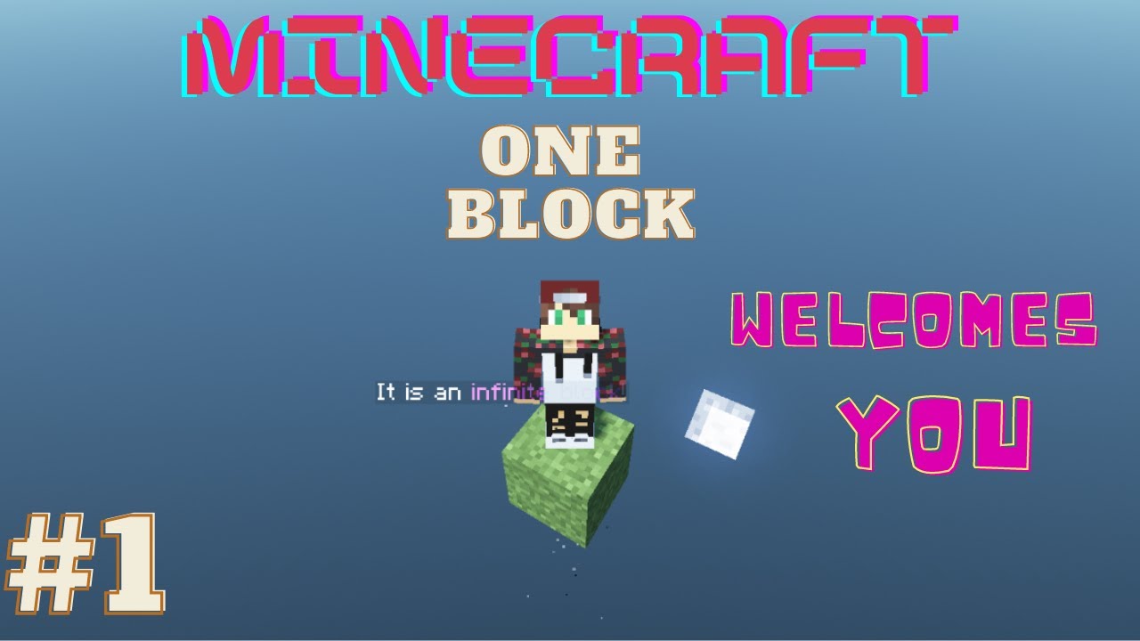 MINECRAFT ONE BLOCK #1 - YouTube