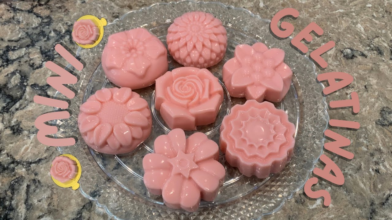 Mini Gelatinas sabor fresa / Mini Strawberry Jellies #gelatina #jelly ...
