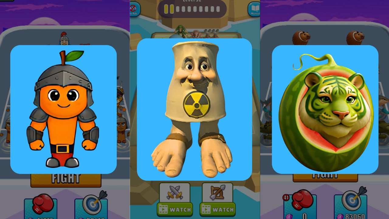 Brainloop Merge Run Vs Brainbot Merge Battle Vs MemeRot Master: Merge Battle Max Level Gameplay ...