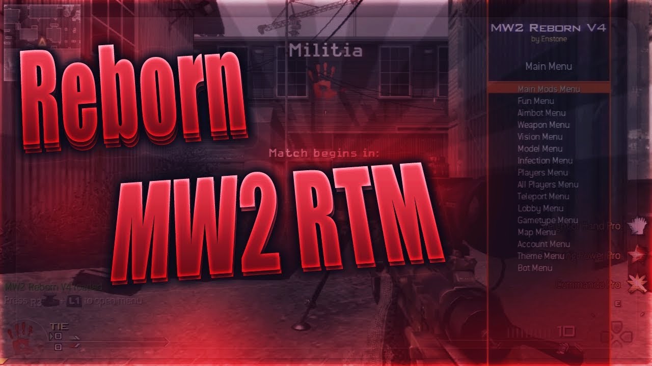 [PS3] Reborn V4 MW2 RTM Mod Menu [1.14] - YouTube