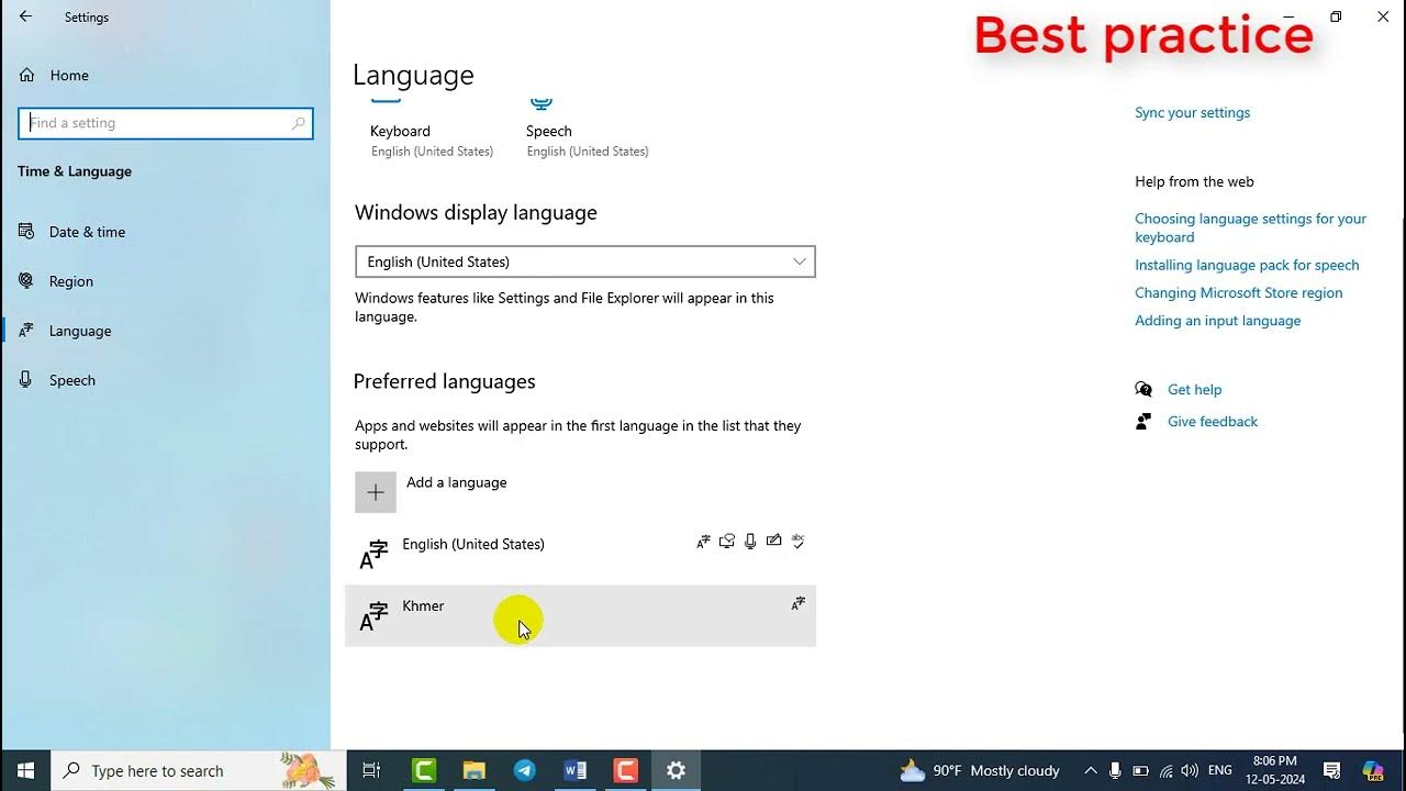 របៀបដំឡើងក្ដាចុចខ្មែរ Unicode | How to install Khmer keyboard Unicode ...