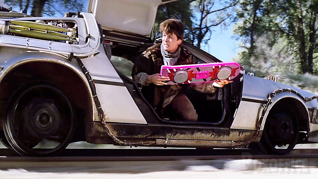 Crazy Train Ride to 1985 (and Doc rides the Hoverboard like a badass ...