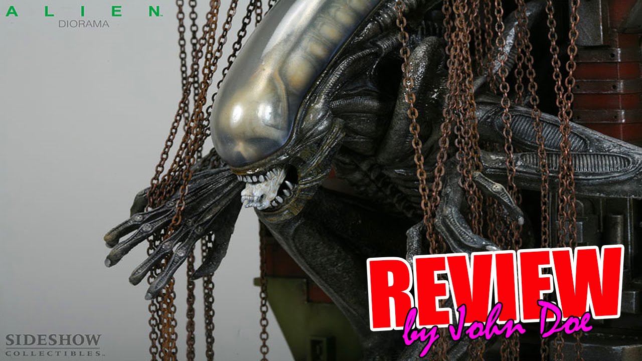 Alien Diorama Statue Sideshow - REVIEW - HD - John Doe - Cine - Ridley ...
