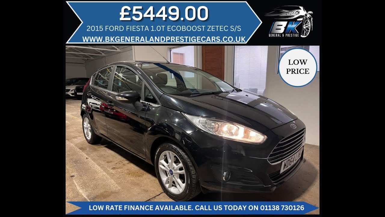 BK GENERAL AND PRESTIGE CARS - LEEDS - FOR SALE - FORD FIESTA £5449 ...