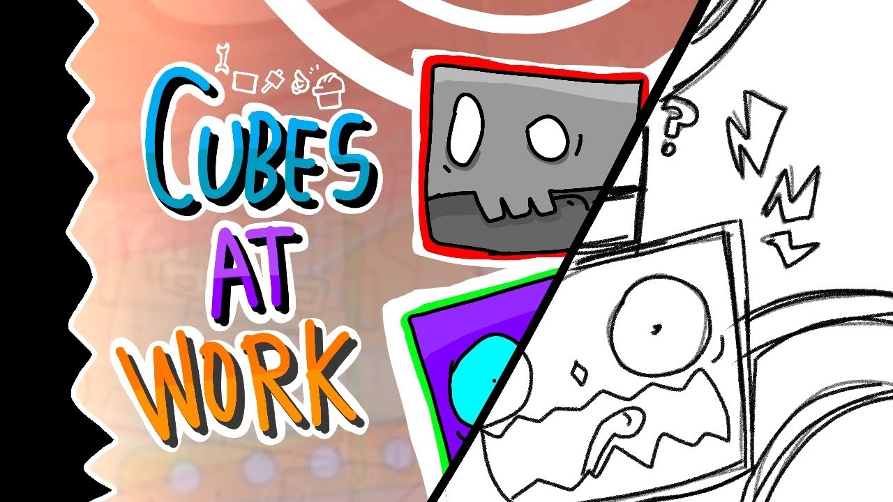 CUBES AT WORK | Animation and STORYBOARD COMPARASION - YouTube