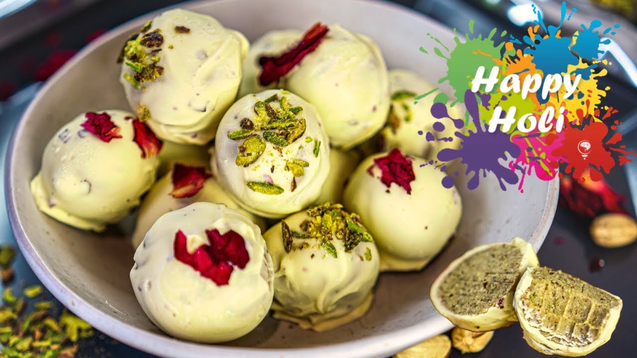 Thandai Truffles Recipe - Indian Fusion Truffles - No Cook Indian ...