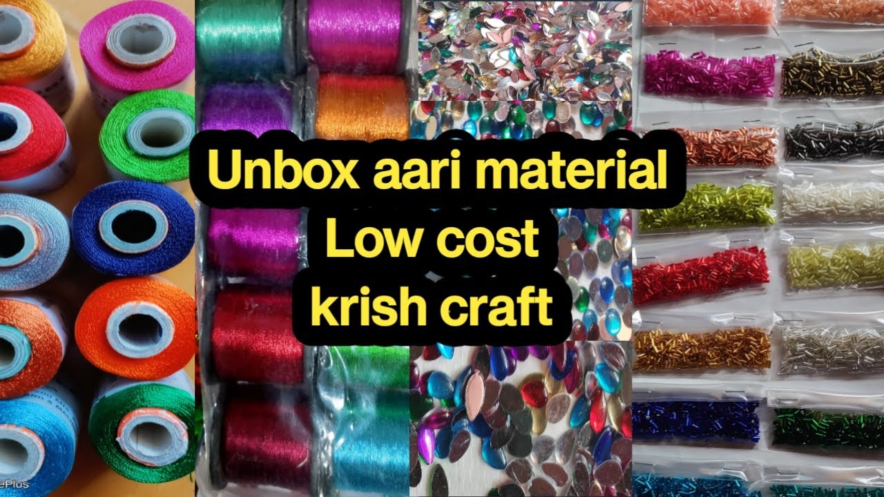 Aari materials online sale || Maggam work material || Krish craft store ...