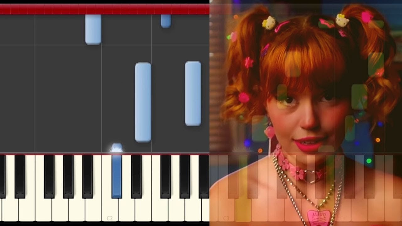 Mia Rodriguez Psycho Piano Cover Midi tutorial Sheet app Karaoke ...