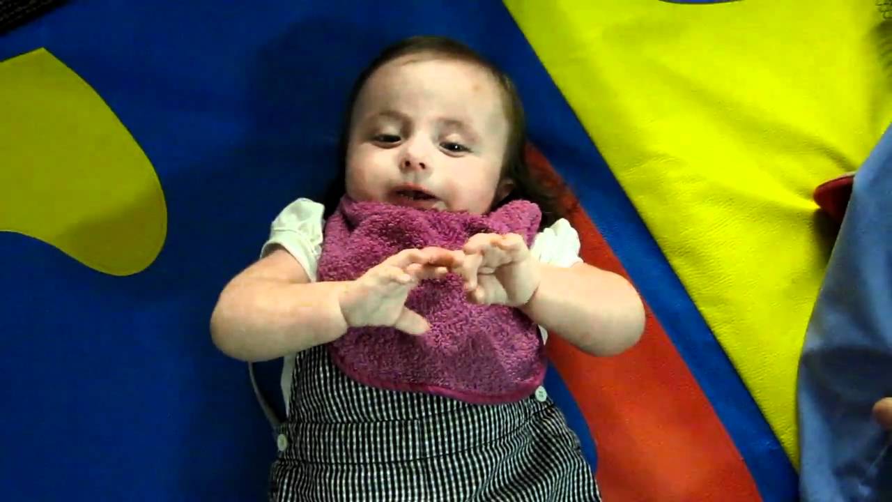 Rebekah Faith - Trisomy 18 - 'Talking' during speech therapy - YouTube