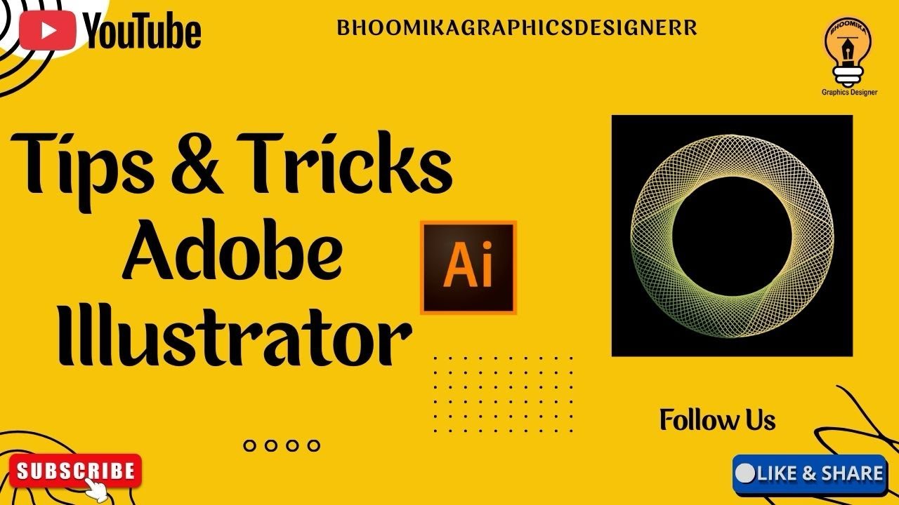 Tips and tricks Adobe illustrator - YouTube