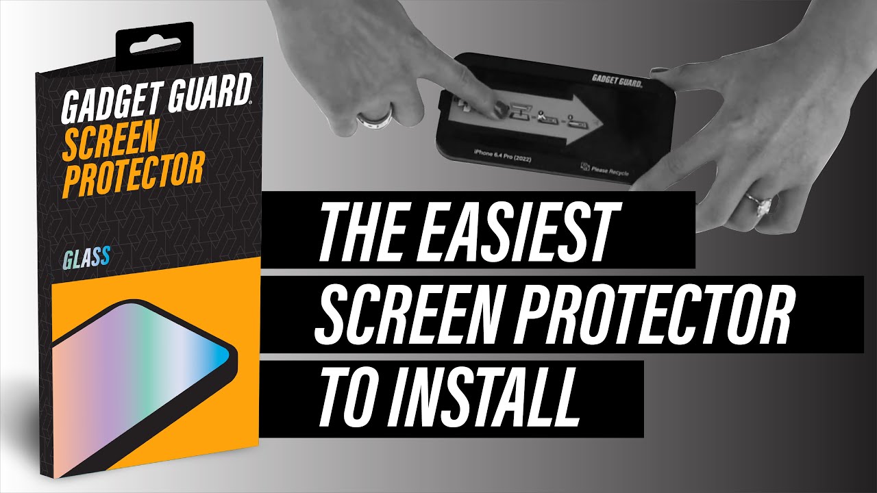 Gadget Guard GLASS Screen Protector Installation - YouTube