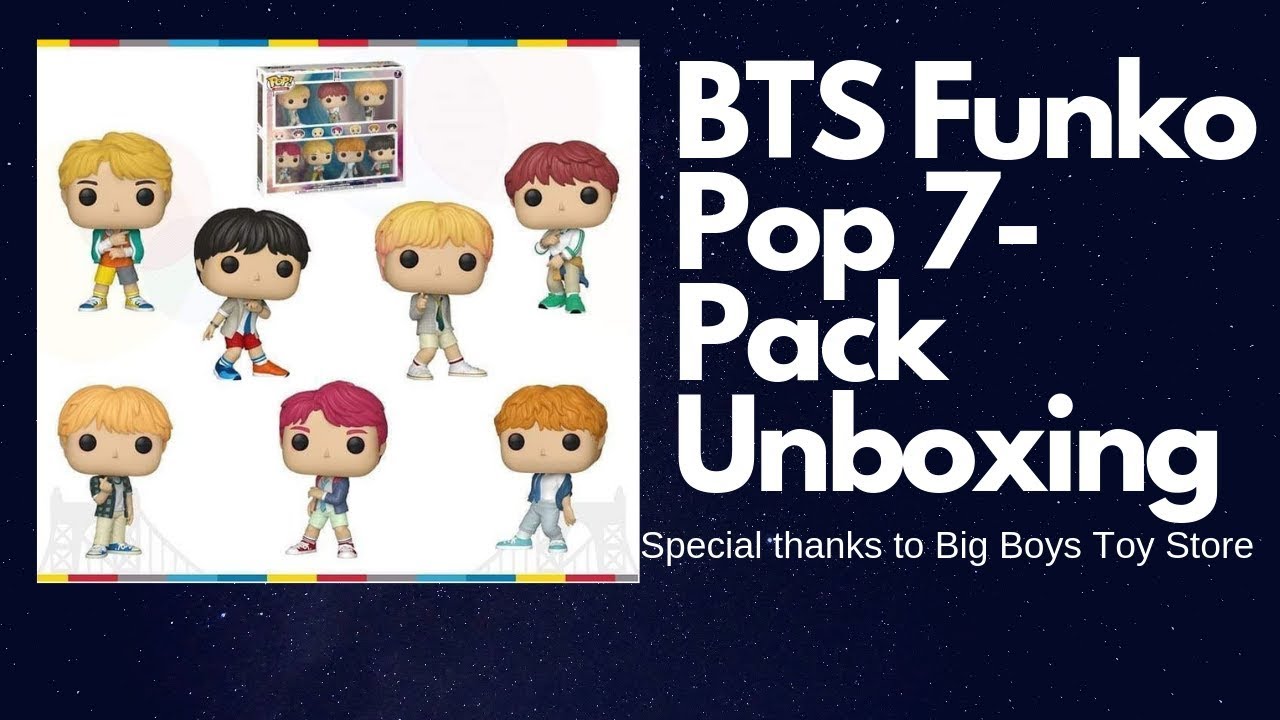 BTS Funko Pop 7-Pack Unboxing | The Fanboy SEO - YouTube