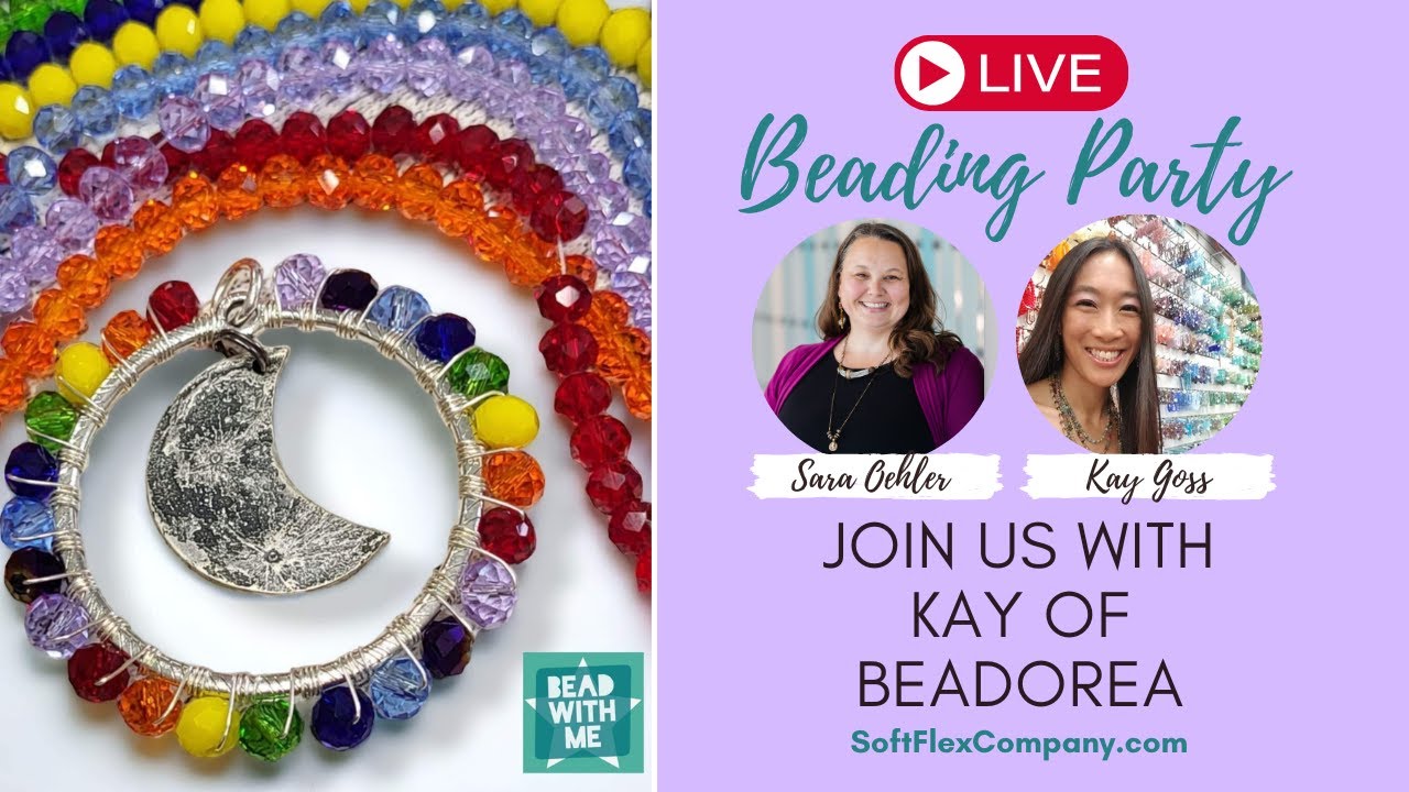 Live Beading Party with Kay Goss of Beadorea: Wire Wrapped Rainbow ...
