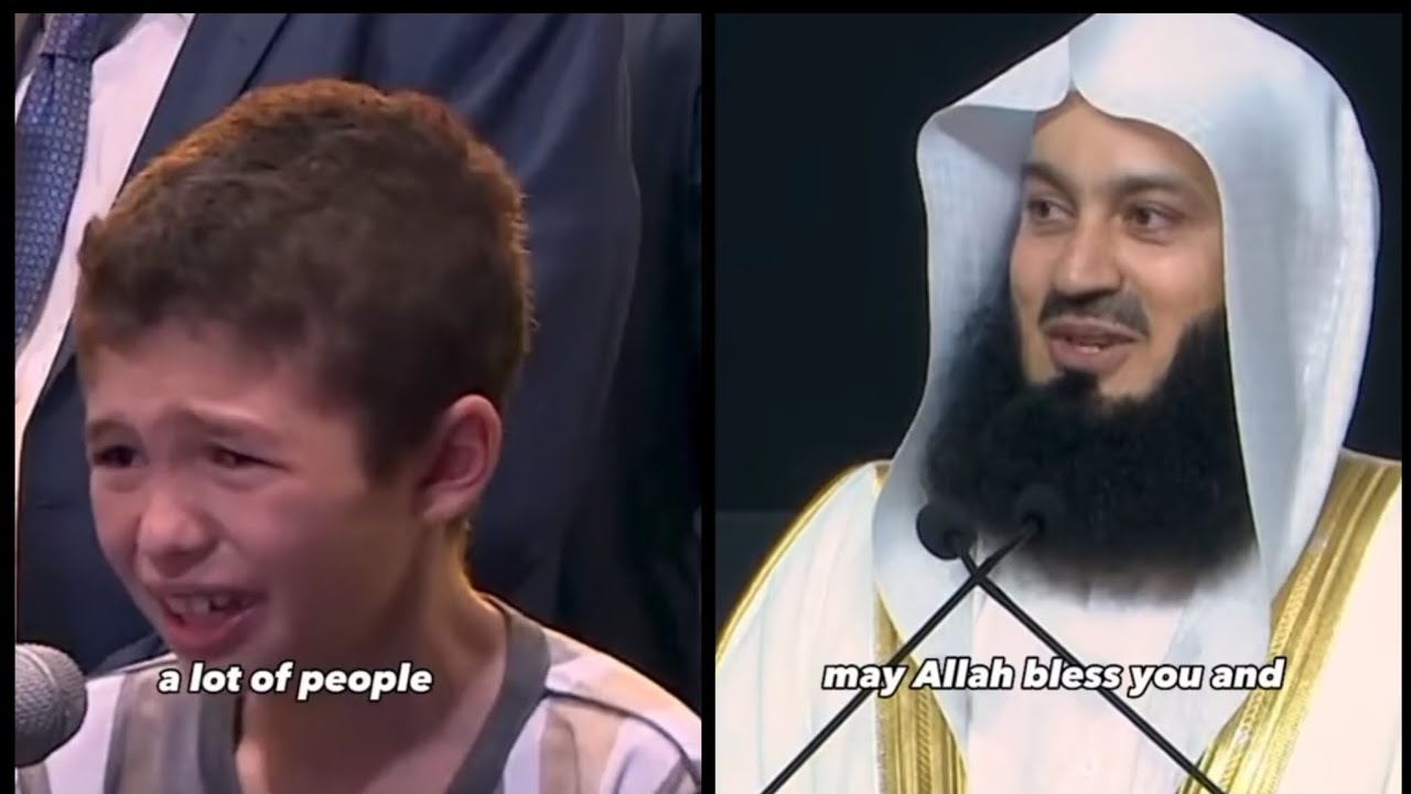 A 10-year-old boy cries while speaking about Ramadan. - YouTube