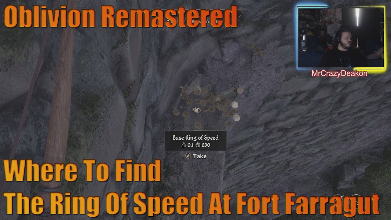 Oblivion Remastered Where To Find The Ring Of Speed At Fort Farragut ...
