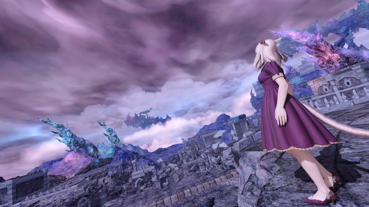 【FF14】ゼロの領域を散歩しました💜 4K Walking in Zero's Domain - YouTube