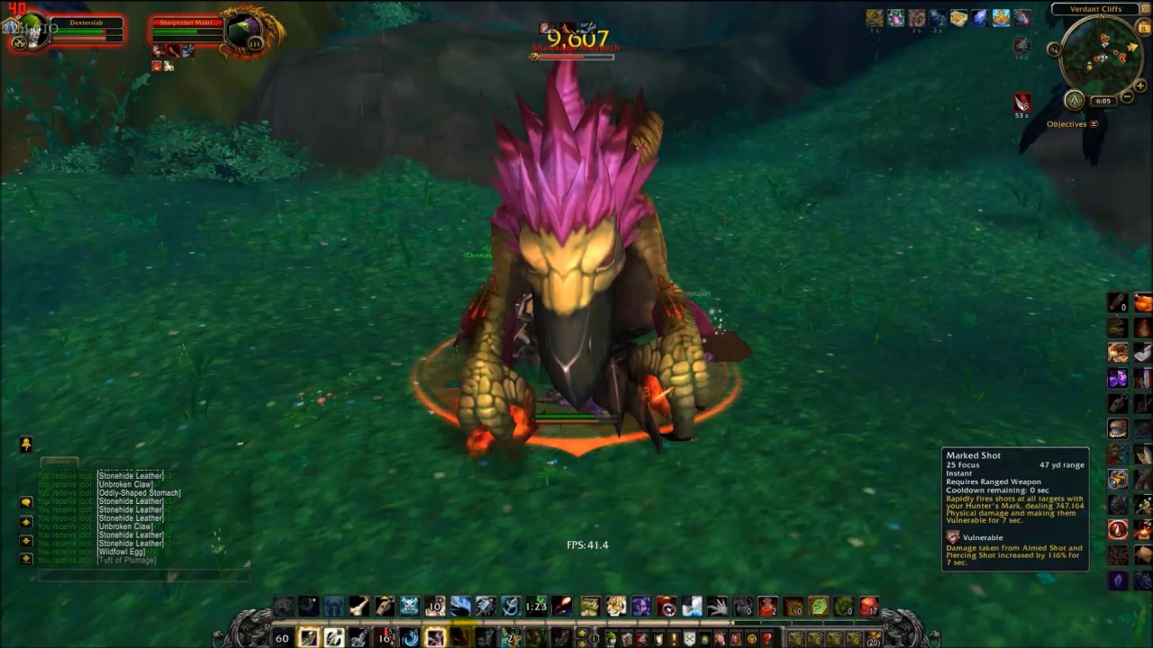 WOW Farming Stonehide Leather And Stormscales In Broken Isles HD - YouTube
