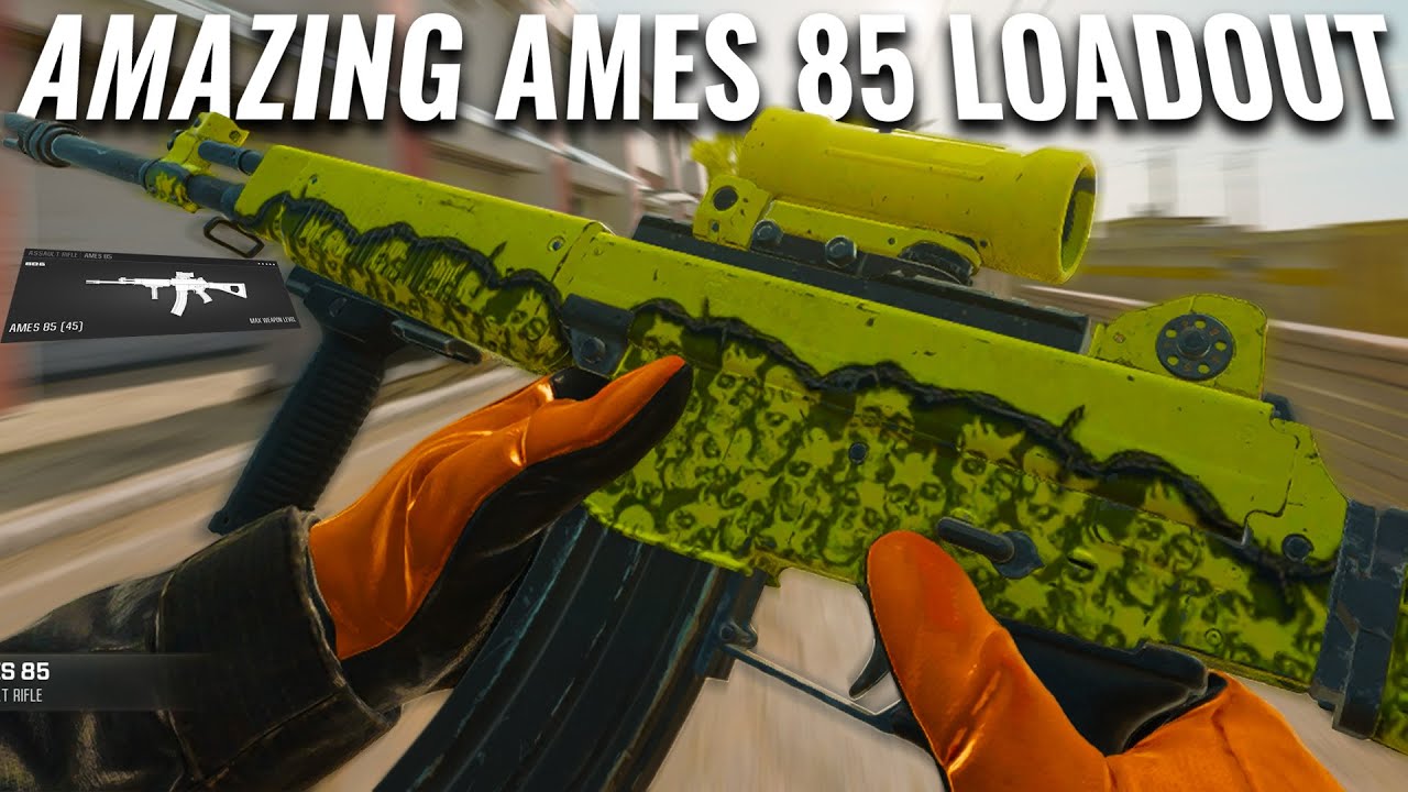 new AMAZING AMES 85 LOADOUT in WARZONE! (Best AMES 85 Class Setup ...