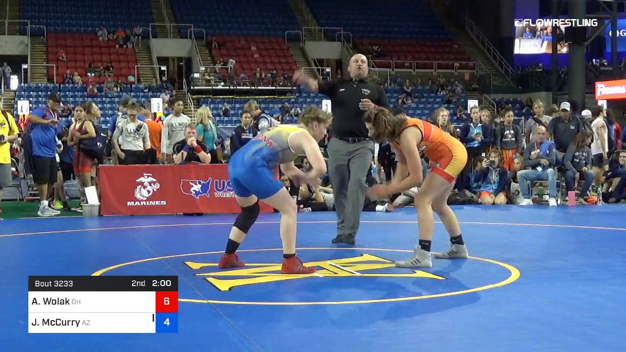 144 Lbs Rnd Of 16 Ayala Wolak Ohio Vs Jessie McCurry Arizona - YouTube