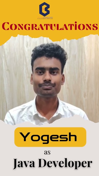 Success Story of Yogesh Placed as JAVA DEVELOPER...Congratulations on your placement Yogesh ...