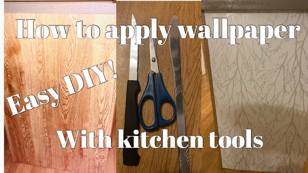 EASY DIY WALLPAPER FOR BEGINNERS! - YouTube
