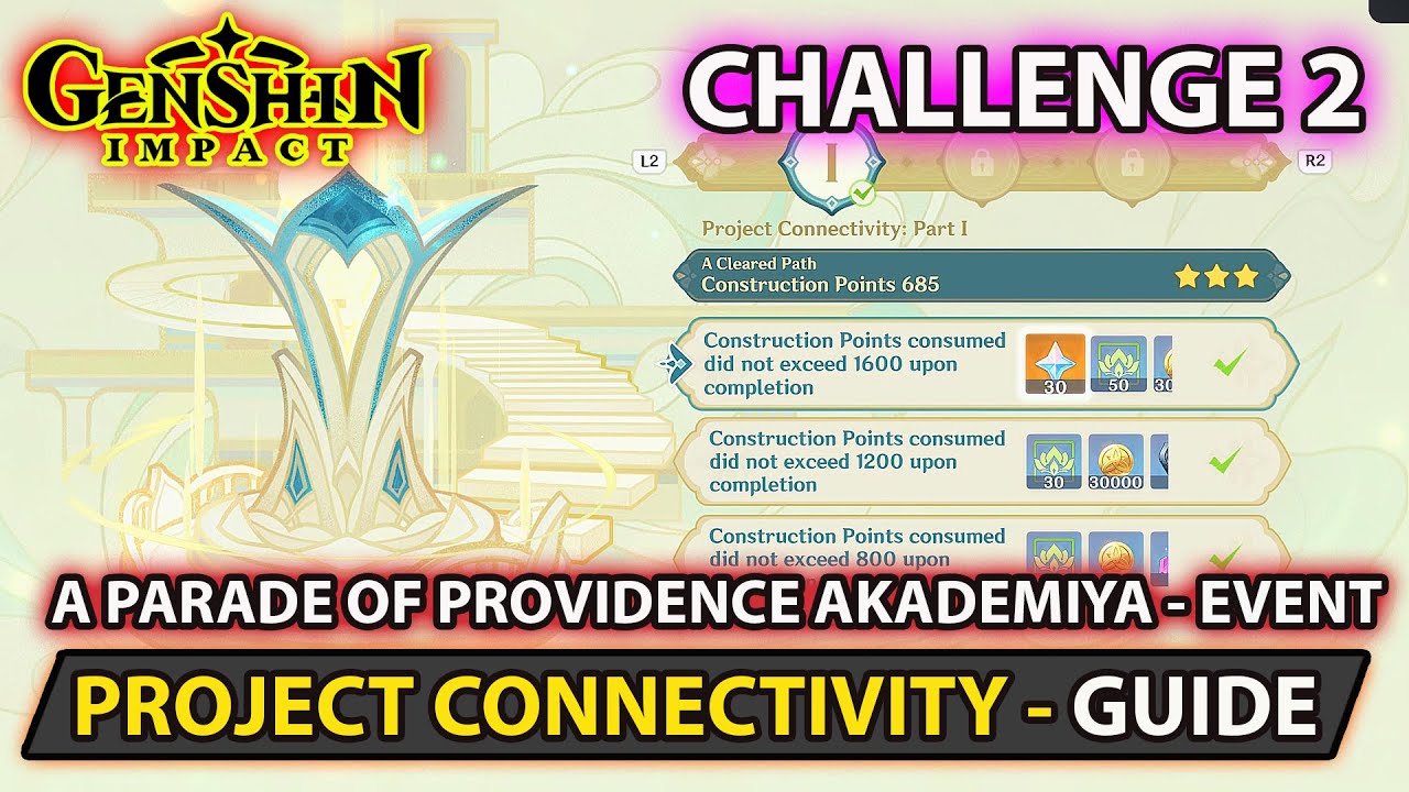 Genshin Impact How To Complete - Project Connectivity Challenge 2 A Parade of Providence Event ...