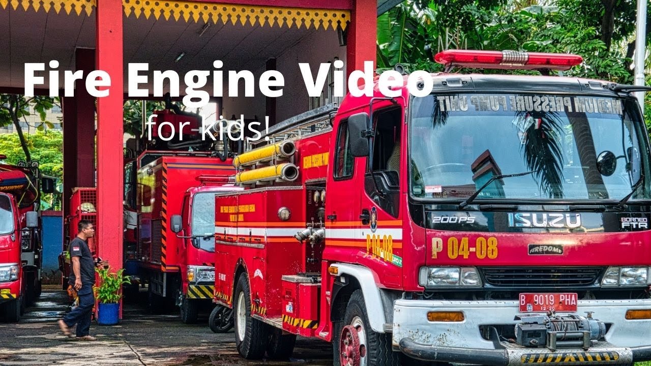 Firefighters and Firetrucks Video for Kids ~ Calming and Relaxation ...
