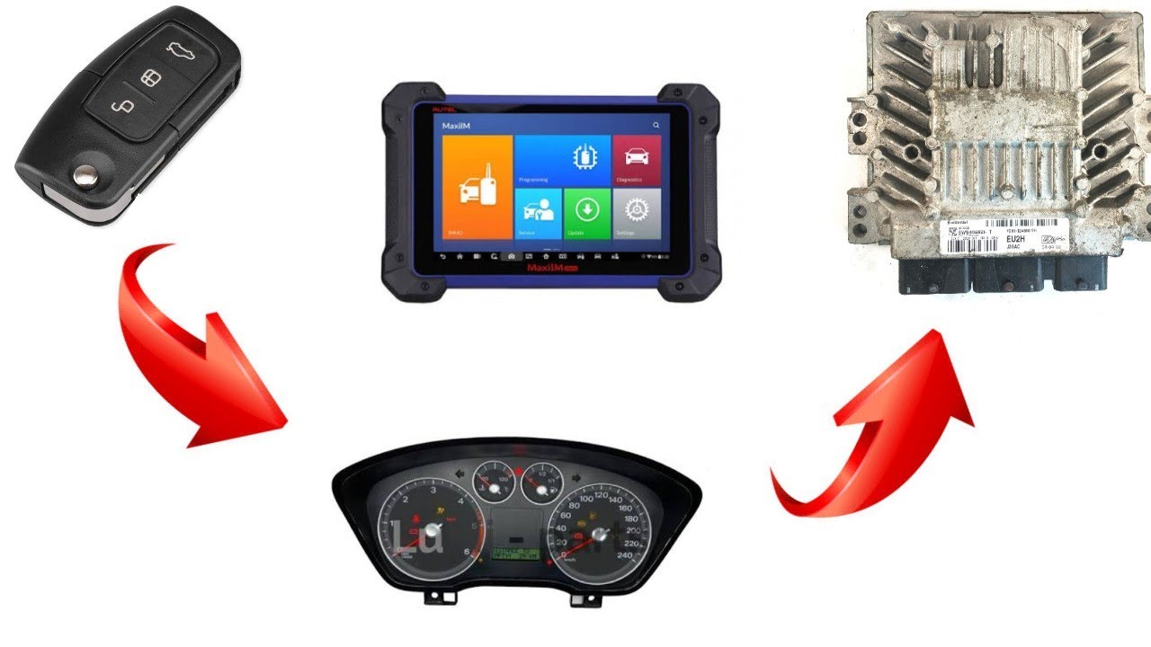 How to program and synchronize the Ford Focus SID 206 ECU with the ...