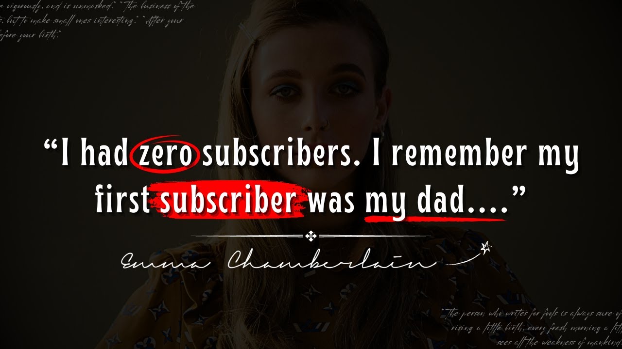 Emma Chamberlain's Best Quotes About Success and Achievement For Youth ...