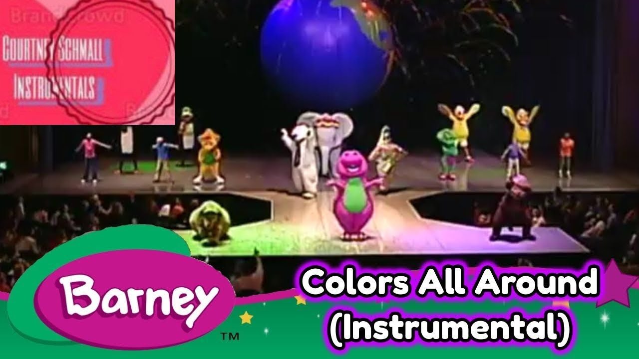 Barney: Colors All Around (Instrumental) - YouTube