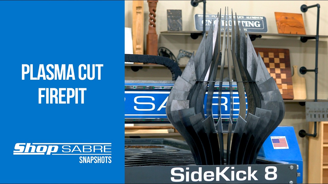 Creating a Plasma Cut Fire Pit on a ShopSabre CNC SideKick @shopsabre