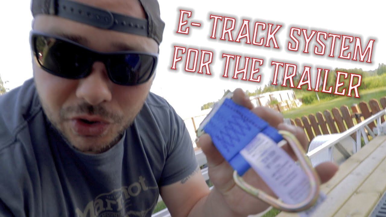E Track trailer install and review - YouTube