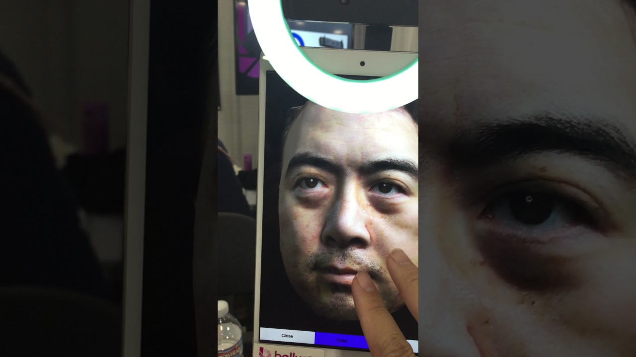 Dad Scans His Face - CES Spotlight 2017 - Bellus3D - YouTube