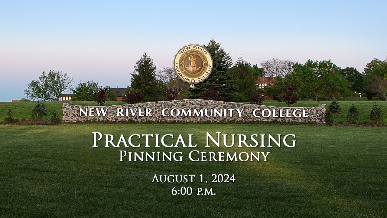 LPN Nurse Pinning Ceremony 2024 - New River Community College - YouTube