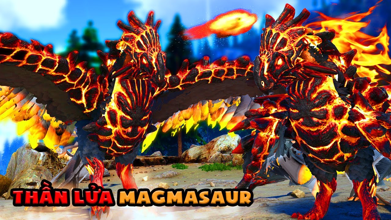 ARK MOD Hybrids #9 KHI MÌNH LAI TẠO ĐƯỢC CHIM THẦN Magmasaur SIÊU PHẨM ...