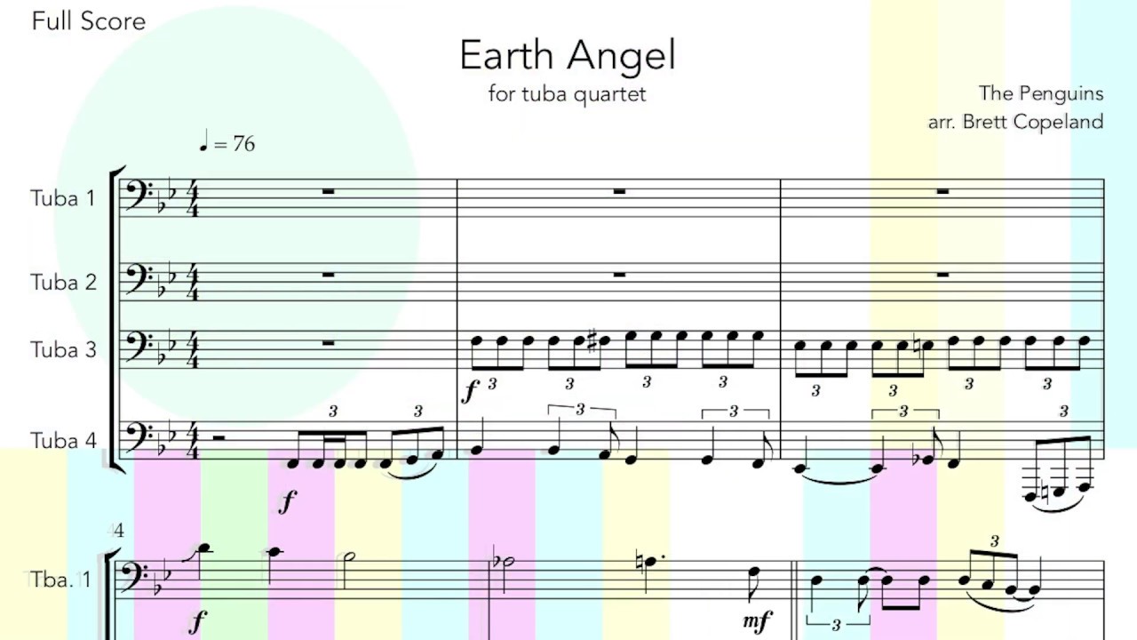 Earth Angel - The Penguins for tuba quartet (arr. Brett Copeland) - YouTube