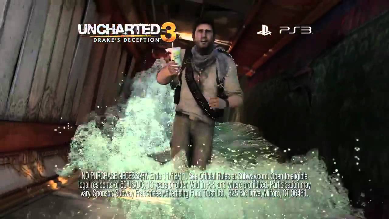 Uncharted Nathan Drake Subway